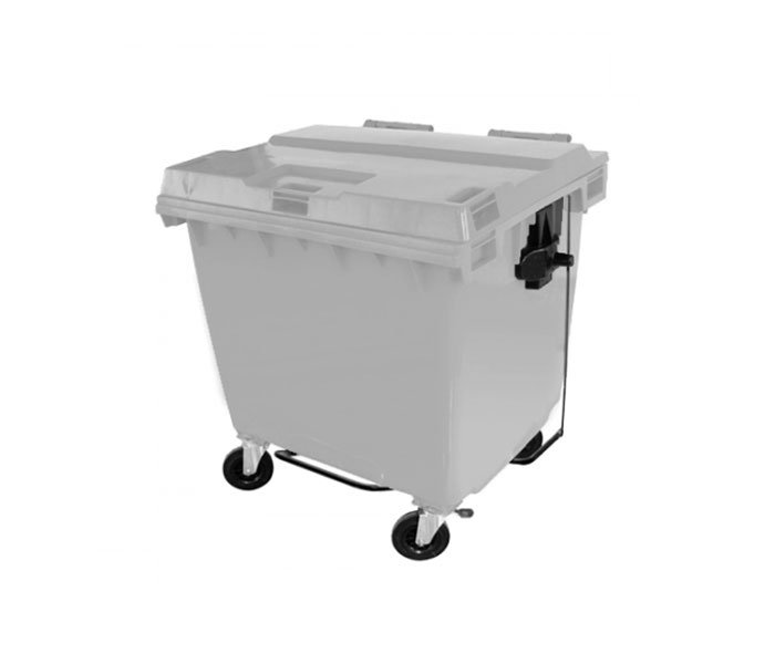 C1000p - Contentor plástico capacidade 1000l com pedal - BMGG Lixeiras