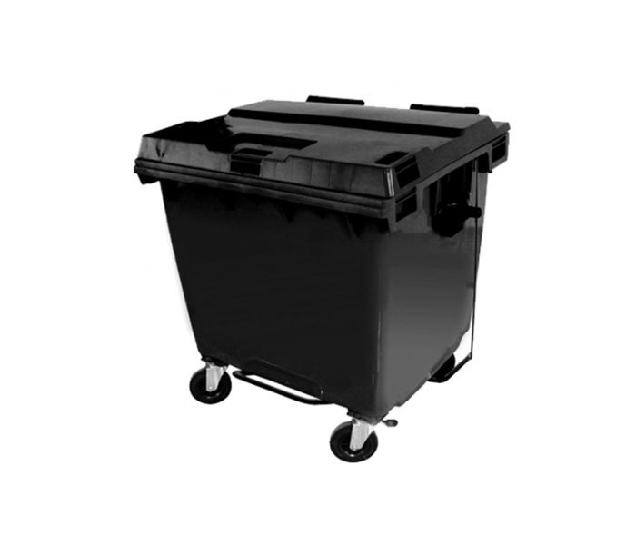 C1000p - Contentor plástico capacidade 1000l com pedal - BMGG Lixeiras