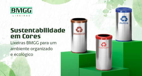 Sustentabilidade em Cores: Lixeiras BMGG para um Ambiente Organizado e ...